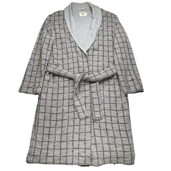 UGG | Other | Ugg Men Long Sleeve Lined Bath House Grayblue Robe With ...